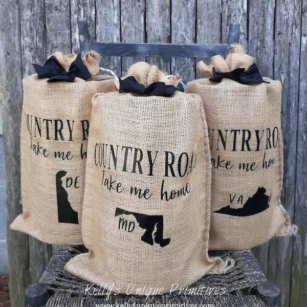 Burlap Sack - Etsy