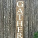 Gather Here Vertical Sign Gathered Decor Farmhouse Country Wall Decor ...