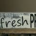 Fresh Produce Sign Farmhouse Sign Farmhouse Decor Kitchen Decor Wall ...