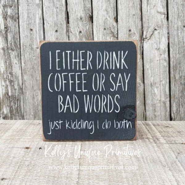Funny Coffee Signs - Etsy