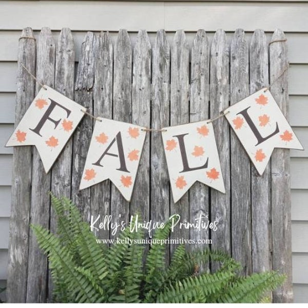 Wooden Fall Decor - Etsy