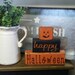Happy Halloween Blocks Sign Halloween Decor Fall Decor Autumn | Etsy