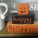 Happy Halloween Blocks Sign Halloween Decor Fall Decor Autumn | Etsy