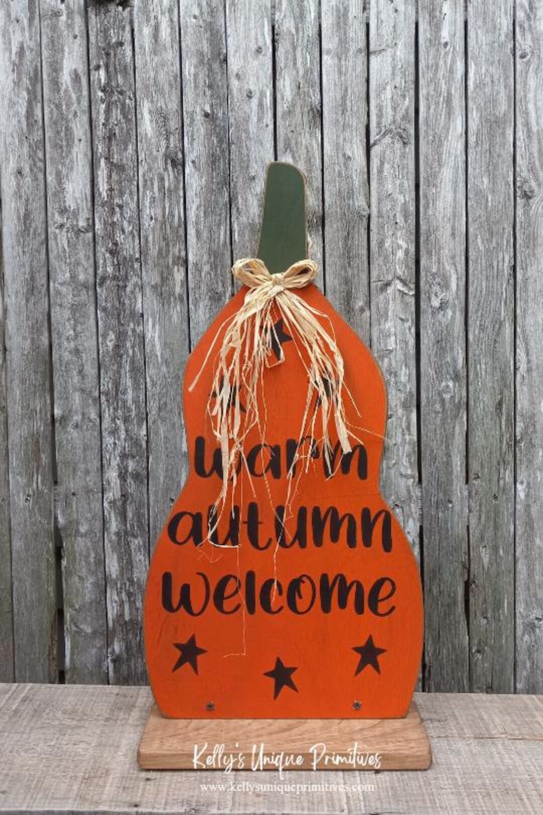 Wooden Autumn Welcome Pumpkin Fall Decor - Etsy