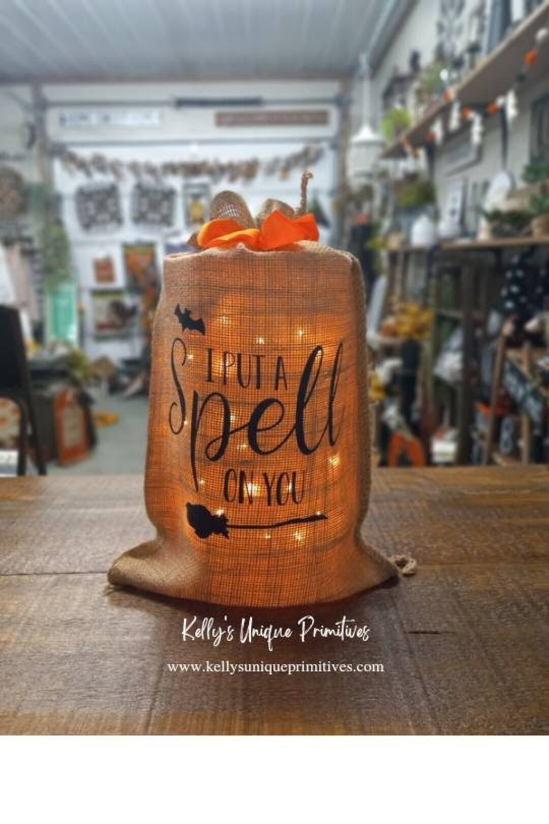 Fall Lighted Burlap Sacks, Burlap, Fall Decor, Autumn Decor, Harvest ...