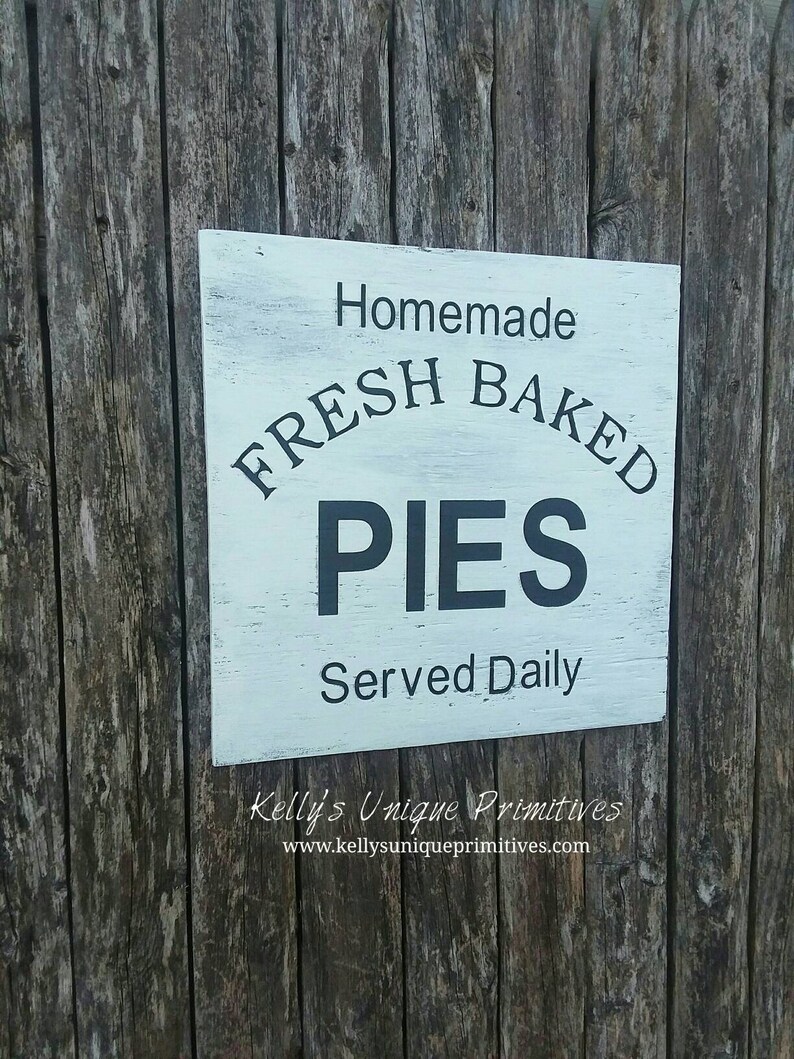 Fresh Baked Pies Farmhouse Sign Wooden Country Sign Home Decor - Etsy
