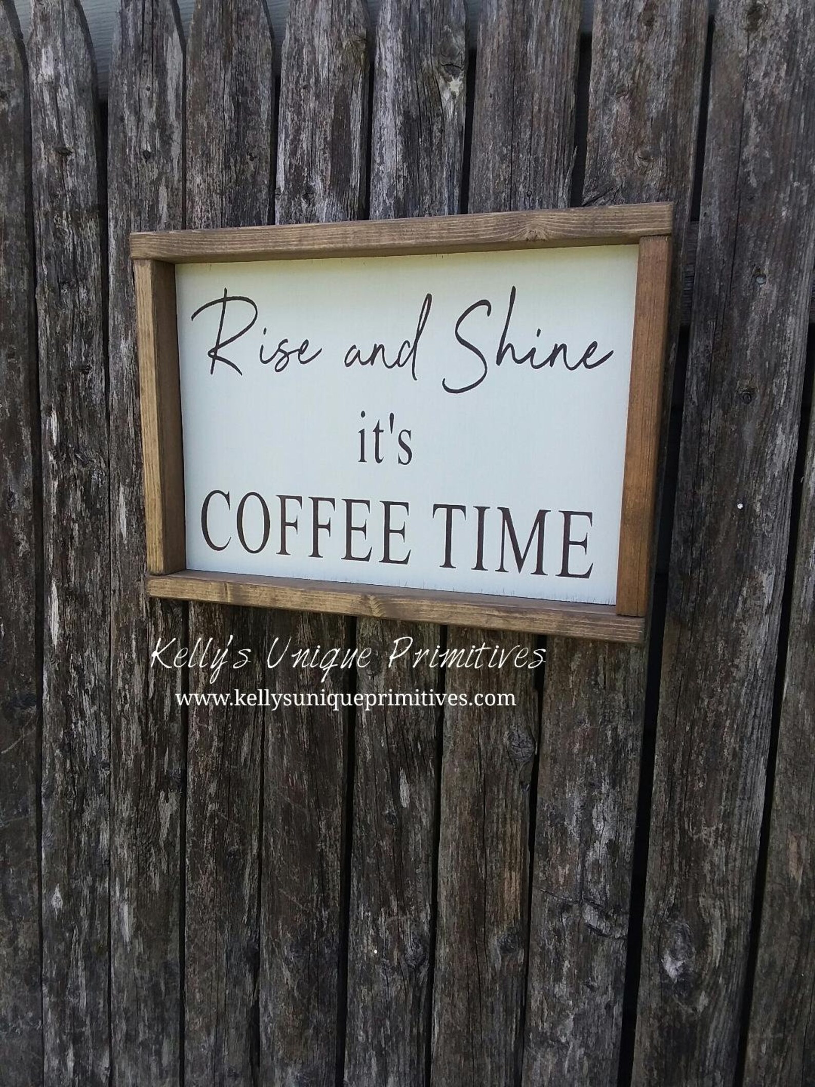 Rise and Shine It's Coffee Time Sign Coffee Signs Coffee - Etsy