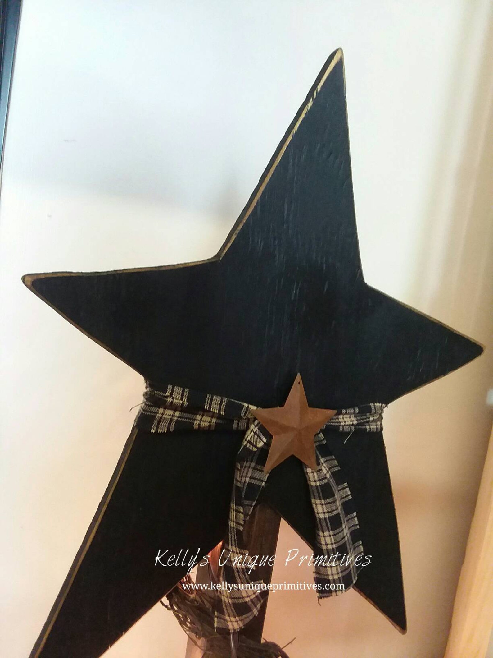 Welcome to Our Home Lighted Star Post Country Decor Primitive Decor ...