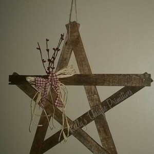 Wooden Country Star Wall Decor Wooden Stars Country Stars Home Decor ...