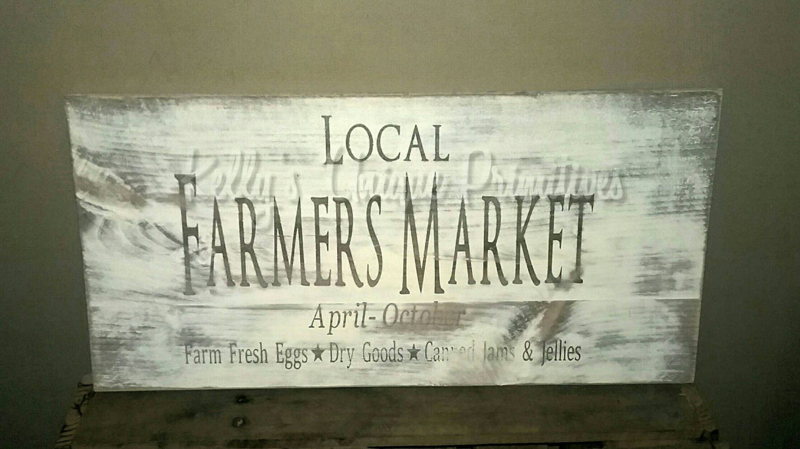 Local Farmers Market Farmhouse Sign Country Wooden Sign Wall - Etsy