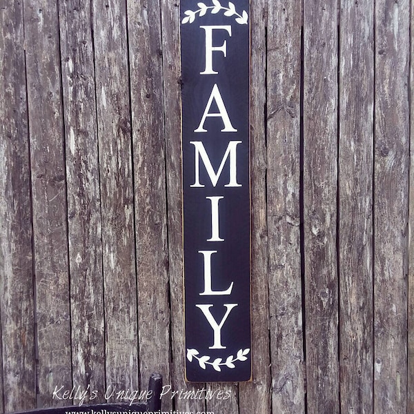 Rustic Family Sign - Etsy