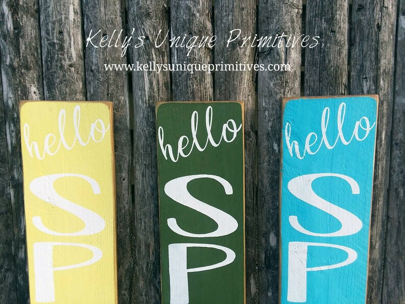 Hello Spring Vertical Sign Spring Decor Spring Signs Outdoor - Etsy