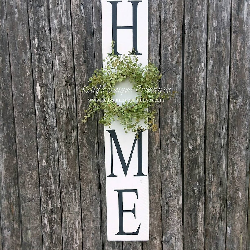 Rustic Home Sign - Etsy