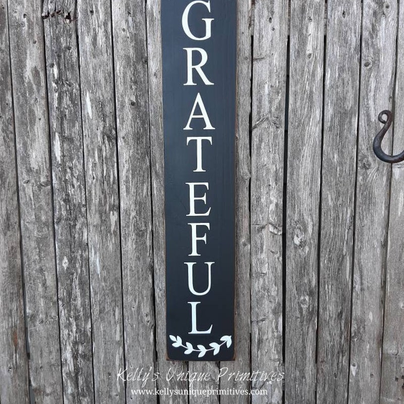 Grateful Sign - Etsy