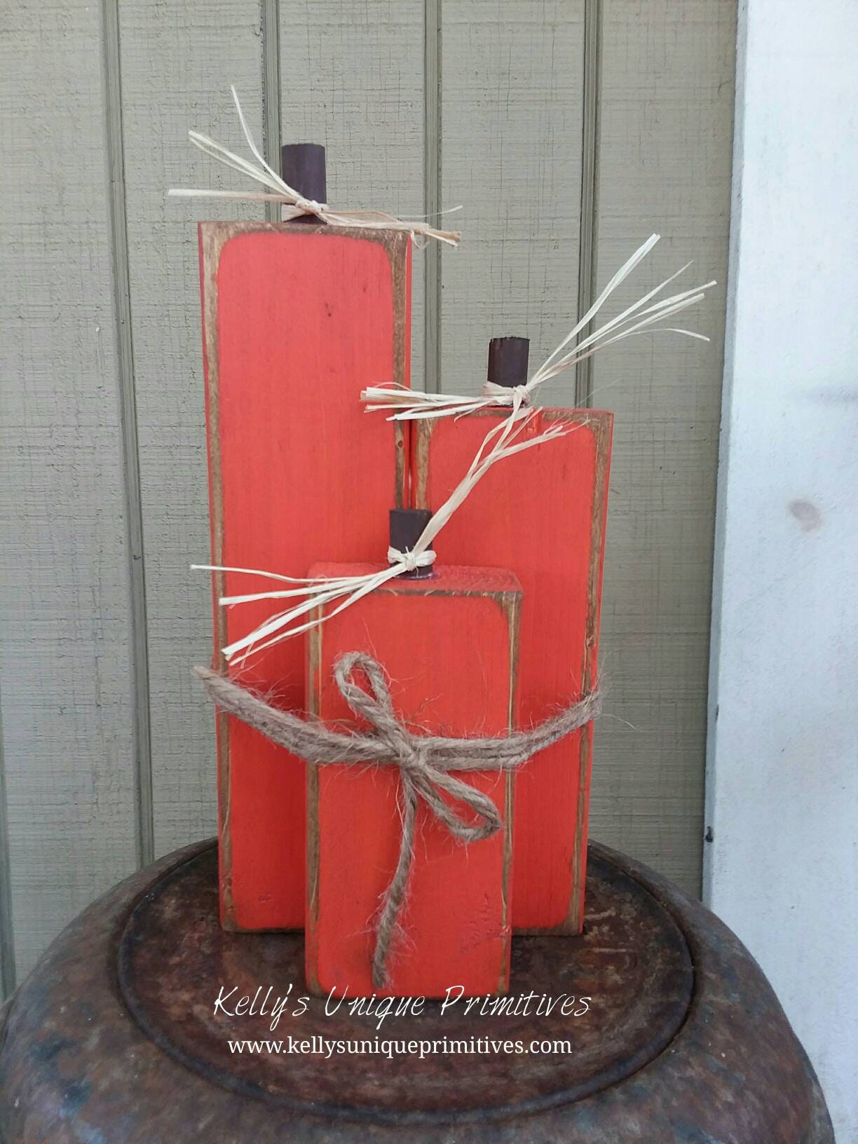 Wooden Pumpkin Blocks Pumpkin Patch Set Rustic Pumpkin Decor - Etsy