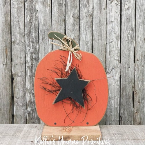 Wooden Pumpkin Blocks Pumpkin Patch Set Rustic Pumpkin Decor - Etsy
