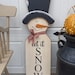 Wooden Snowman Porch Leaner Christmas Decor Winter Porch Decor - Etsy