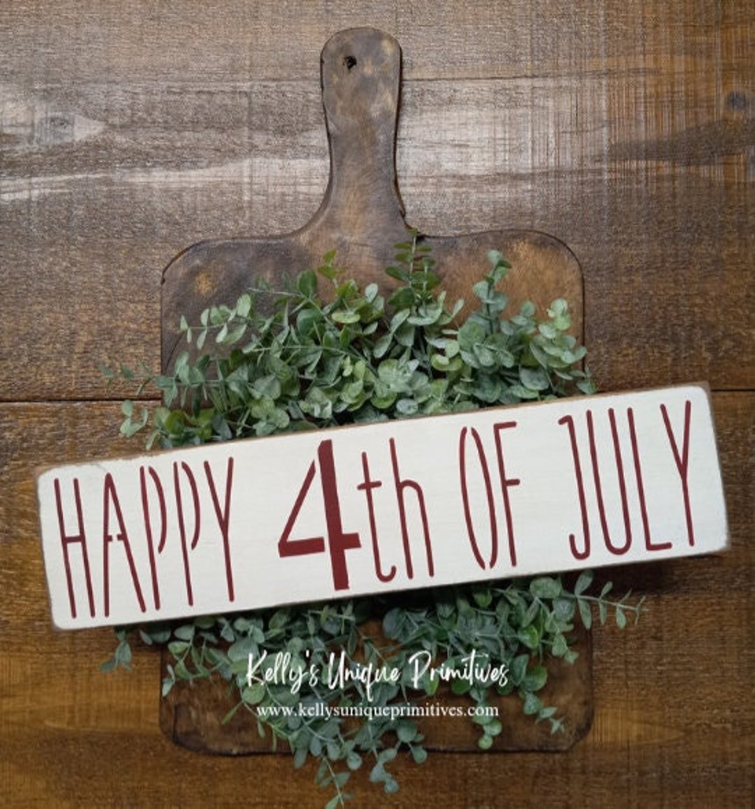 Happy 4th of July Sign Independence Day Decor - Etsy