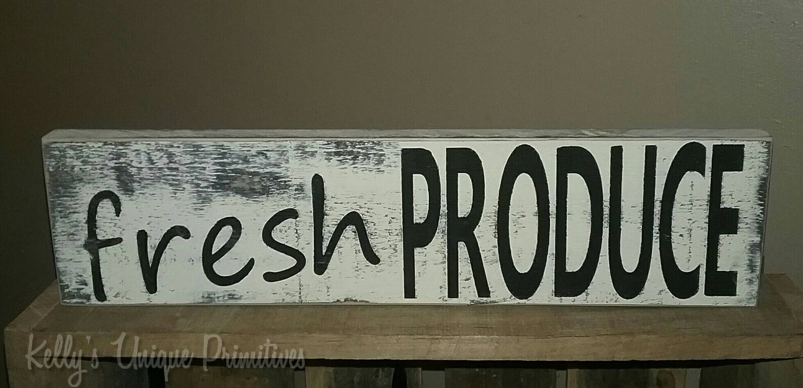 Fresh Produce Sign Farmhouse Sign Farmhouse Decor Kitchen | Etsy