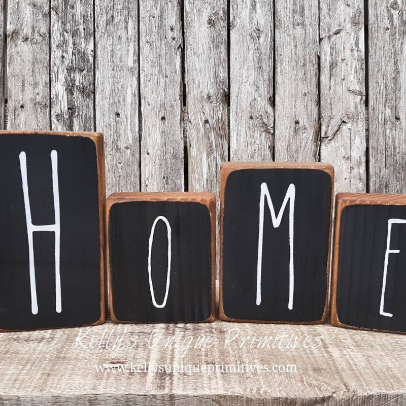 Family Block Letters - Etsy