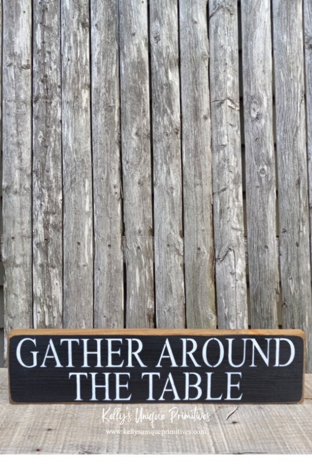 Gather Around the Table Wooden Country Signs Home Decor Rustic Decor ...