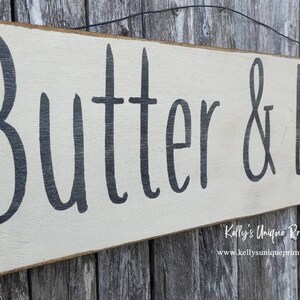 Butter & Eggs Farmhouse Kitchen Sign Wall Decor - Etsy