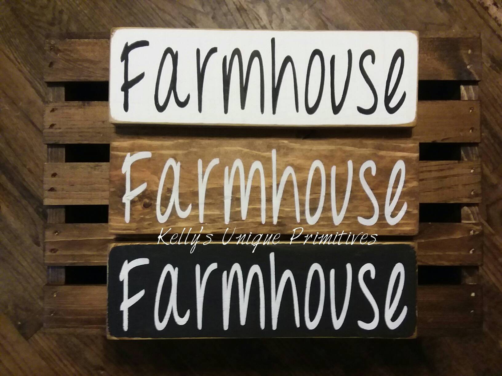 Farmhouse Signs Farmhouse Decor Shelf Sitter Signs Country Decor Rustic ...