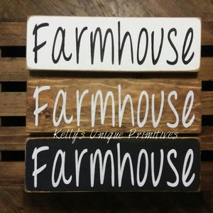 Farmhouse Signs Farmhouse Decor Shelf Sitter Signs Country Decor Rustic ...