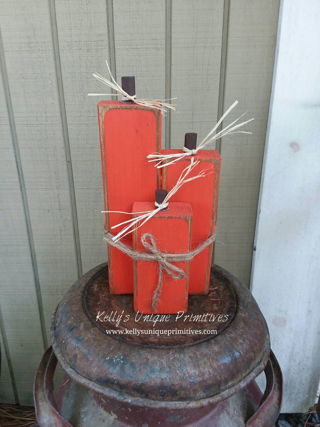 Wooden Pumpkin Blocks Pumpkin Patch Set Rustic Pumpkin Decor - Etsy