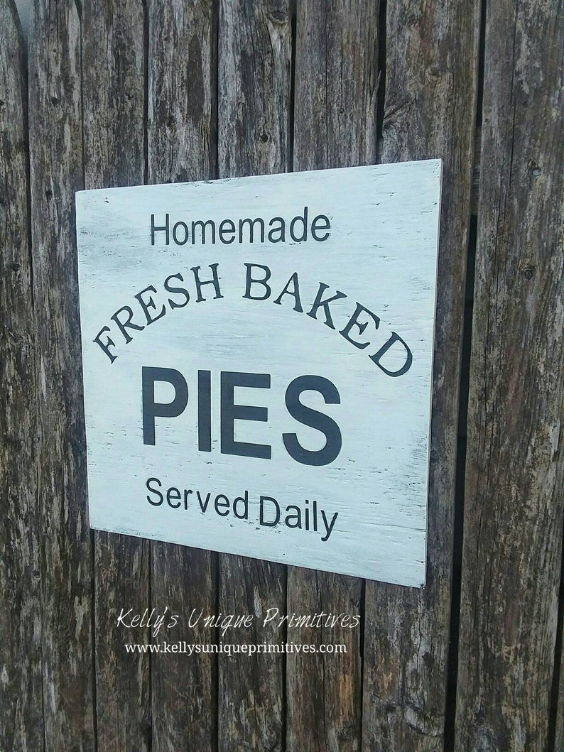 Fresh Baked Pies Farmhouse Sign Wooden Country Sign Home Decor - Etsy