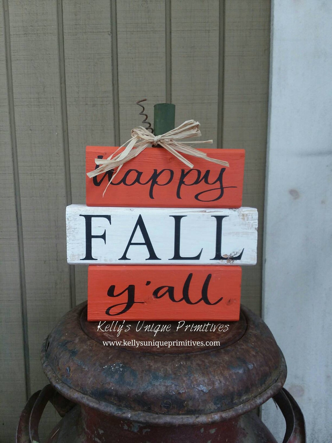 Happy Fall Y'all Stackable Blocks Signs Fall Decor Autumn Decor Wooden Pumpkins - Etsy