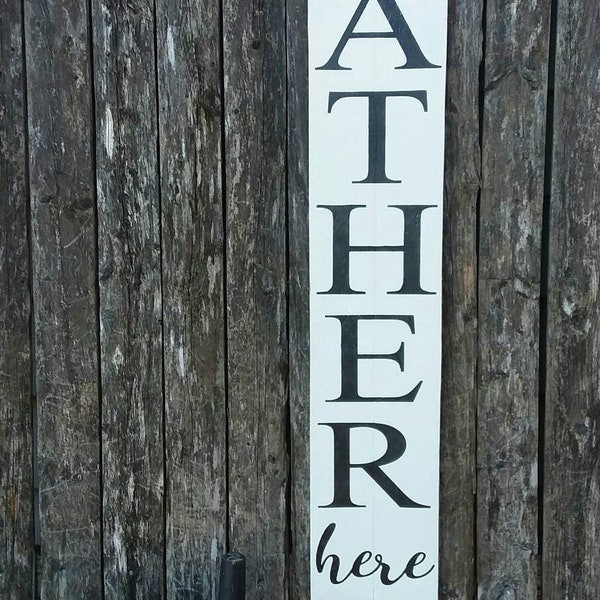 Vertical Sign - Etsy