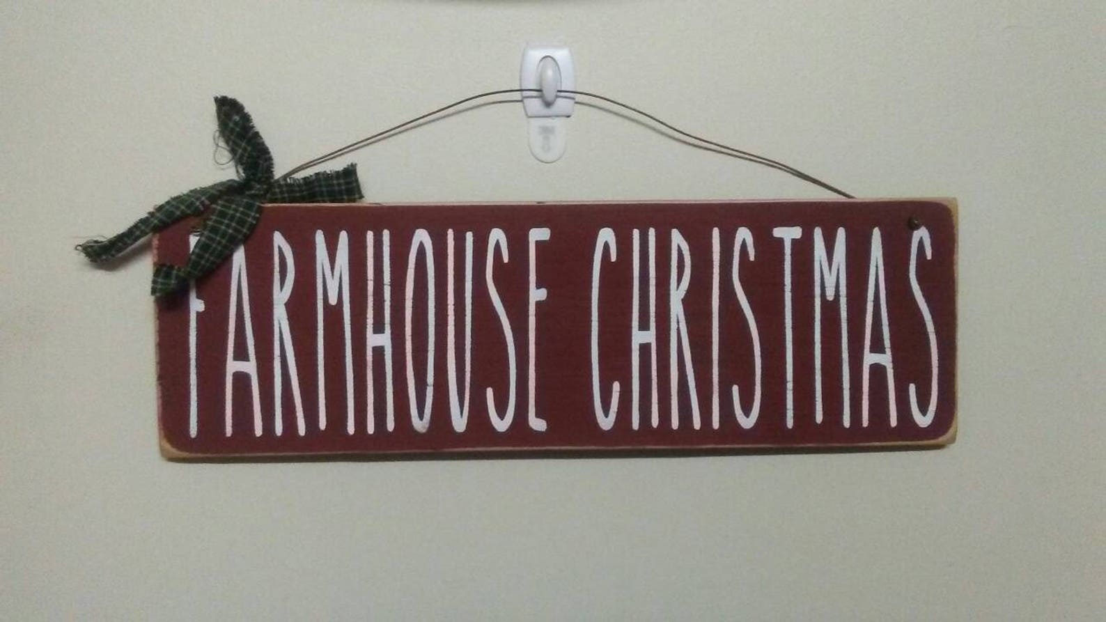 Farmhouse Christmas Sign Ornaments Christmas Decor Decorations ...