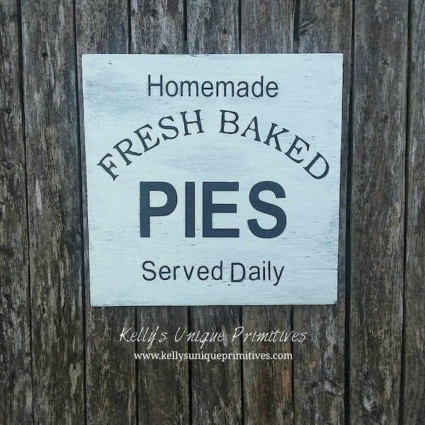 Fresh Baked Pies Sign - Etsy
