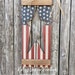 Primitive American Flag Wooden Shutter Americana Star Door Hanger - Etsy