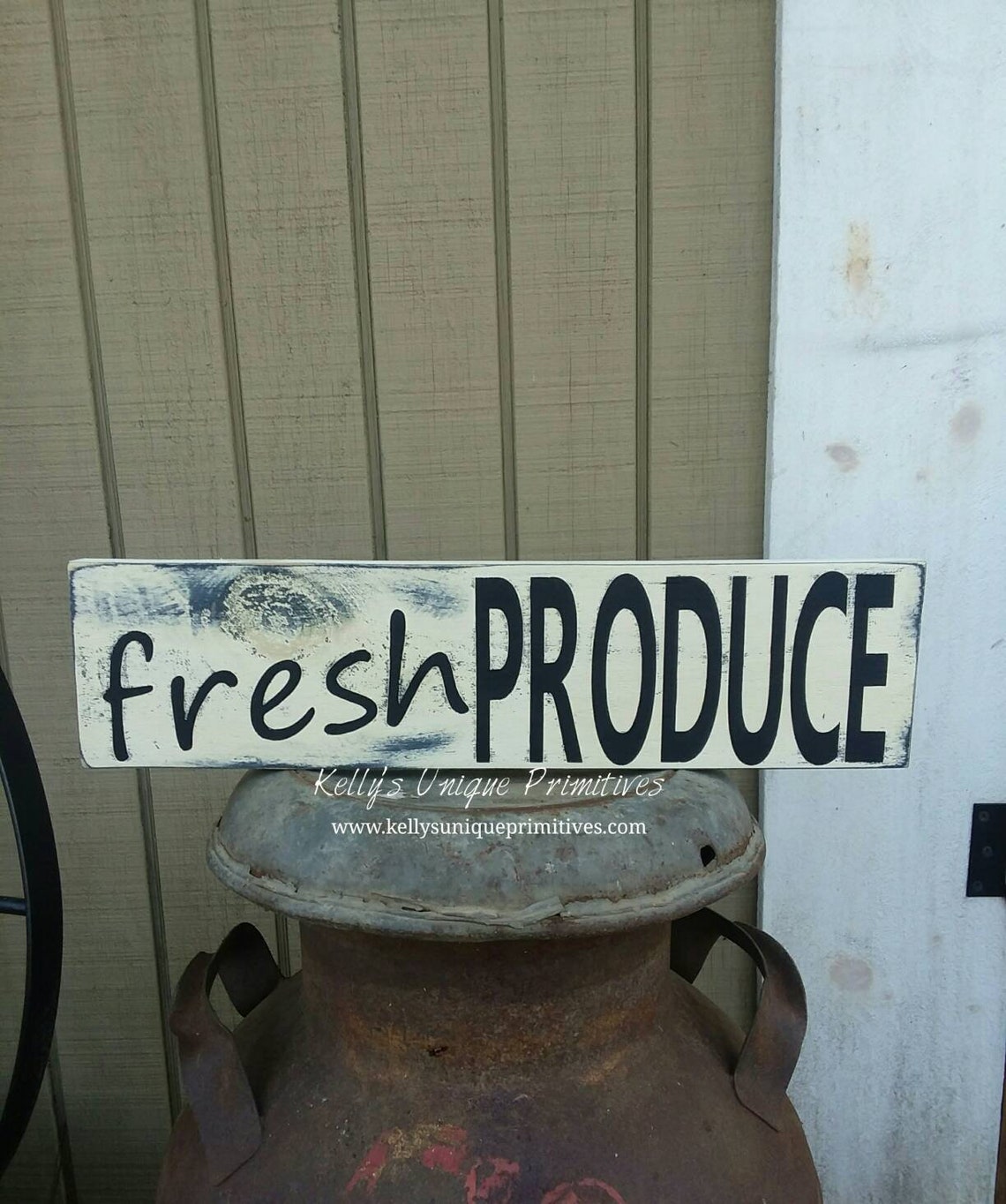 Fresh Produce Sign Farmhouse Sign Farmhouse Decor Kitchen | Etsy