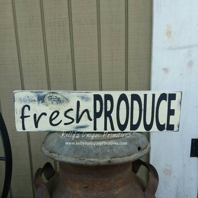 Produce Signs - Etsy