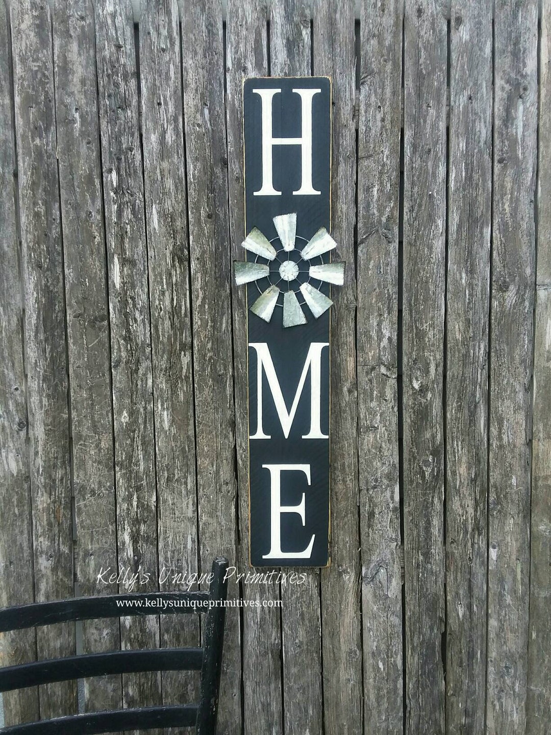 Vertical Home Sign Wooden Sign Windmill Sign Gallery Wall Decor ...