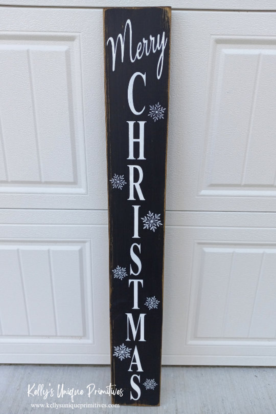 Vertical Christmas Signs Merry Christmas Let It Snow Happy Holidays ...