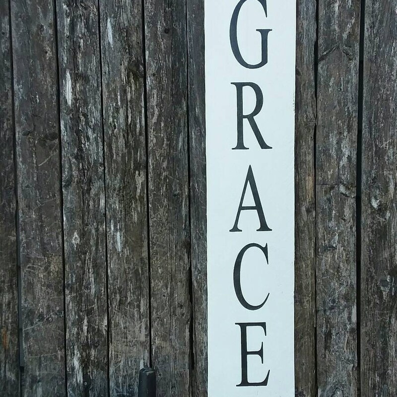 Wooden Grace Sign - Etsy
