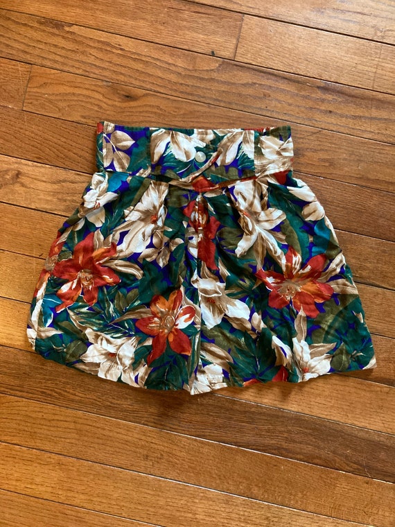 vintage 90s hawaiian skort - Gem