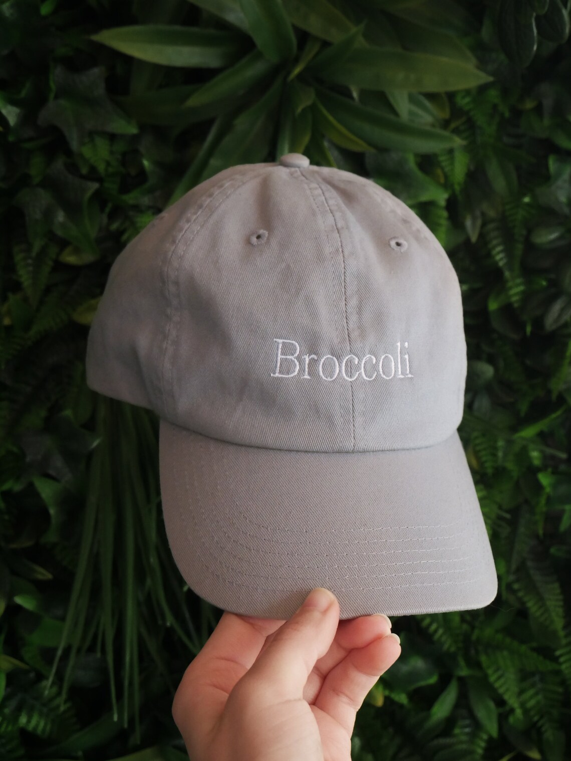 Broccoli Hat Vegan Dad Hat Embroidered Vegetable Hat | Etsy