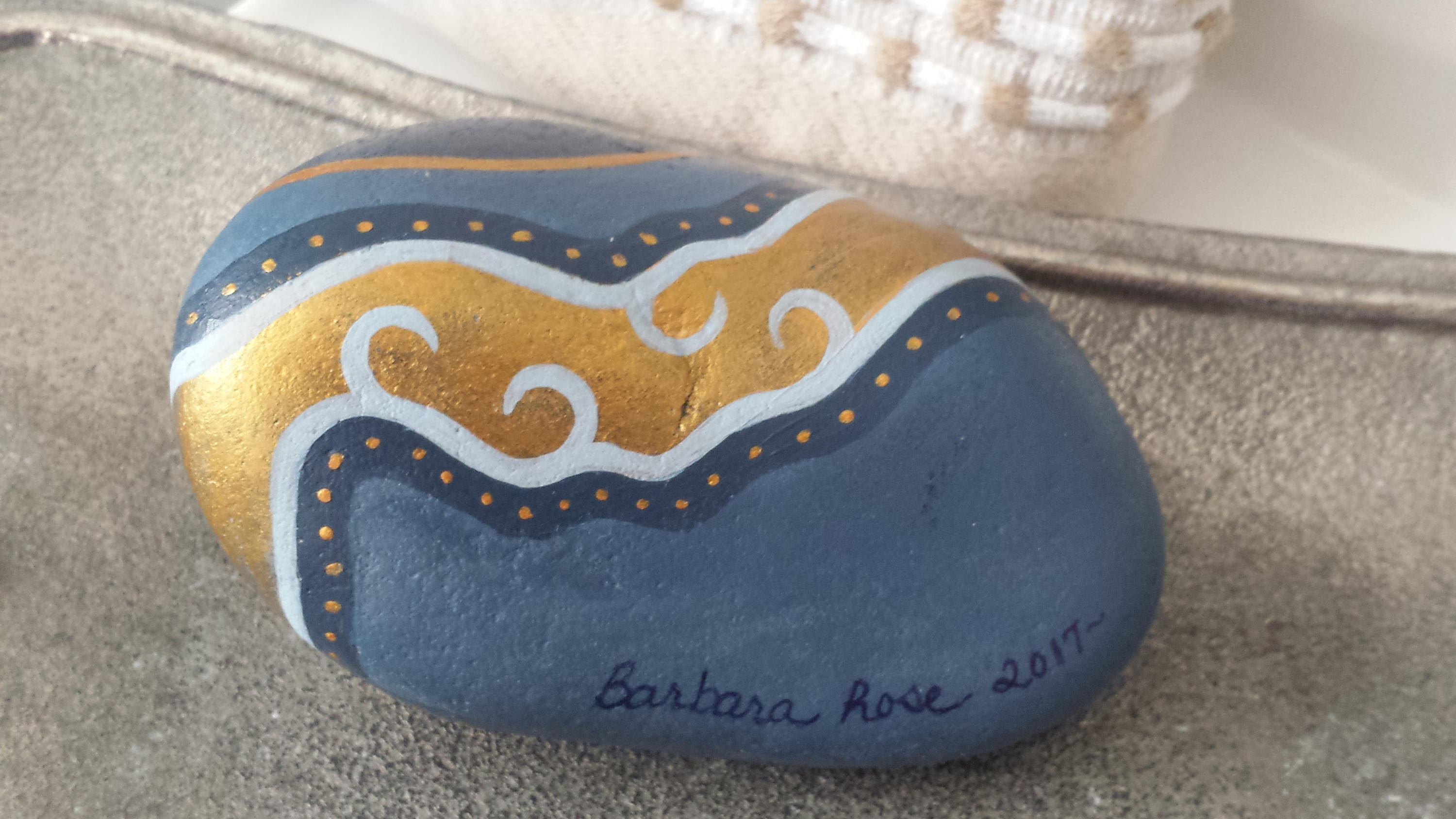 Hand Painted Stone Painted Stone Personal Gift Home Decor - Etsy