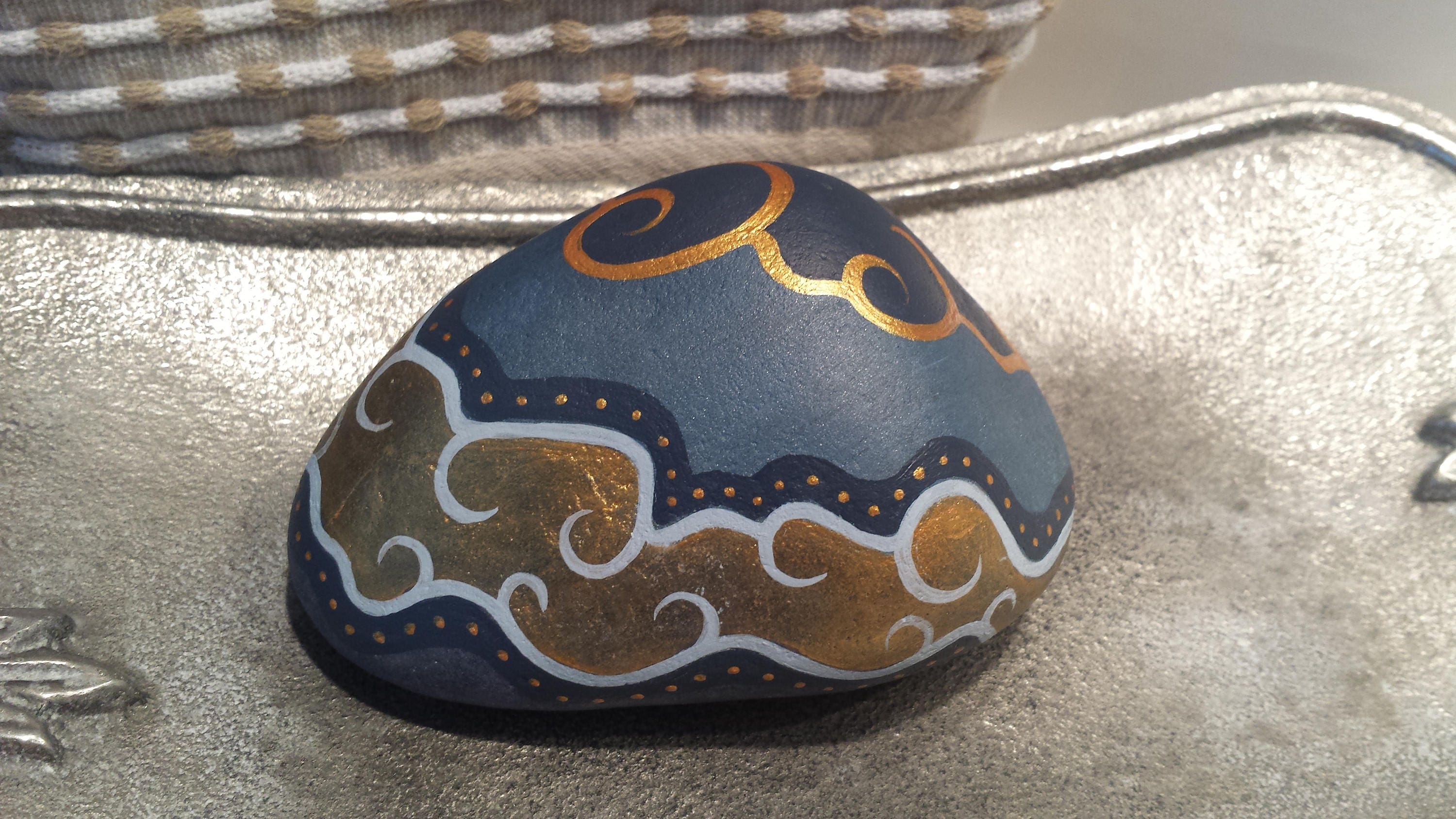 Hand Painted Stone Painted Stone Personal Gift Home Decor - Etsy