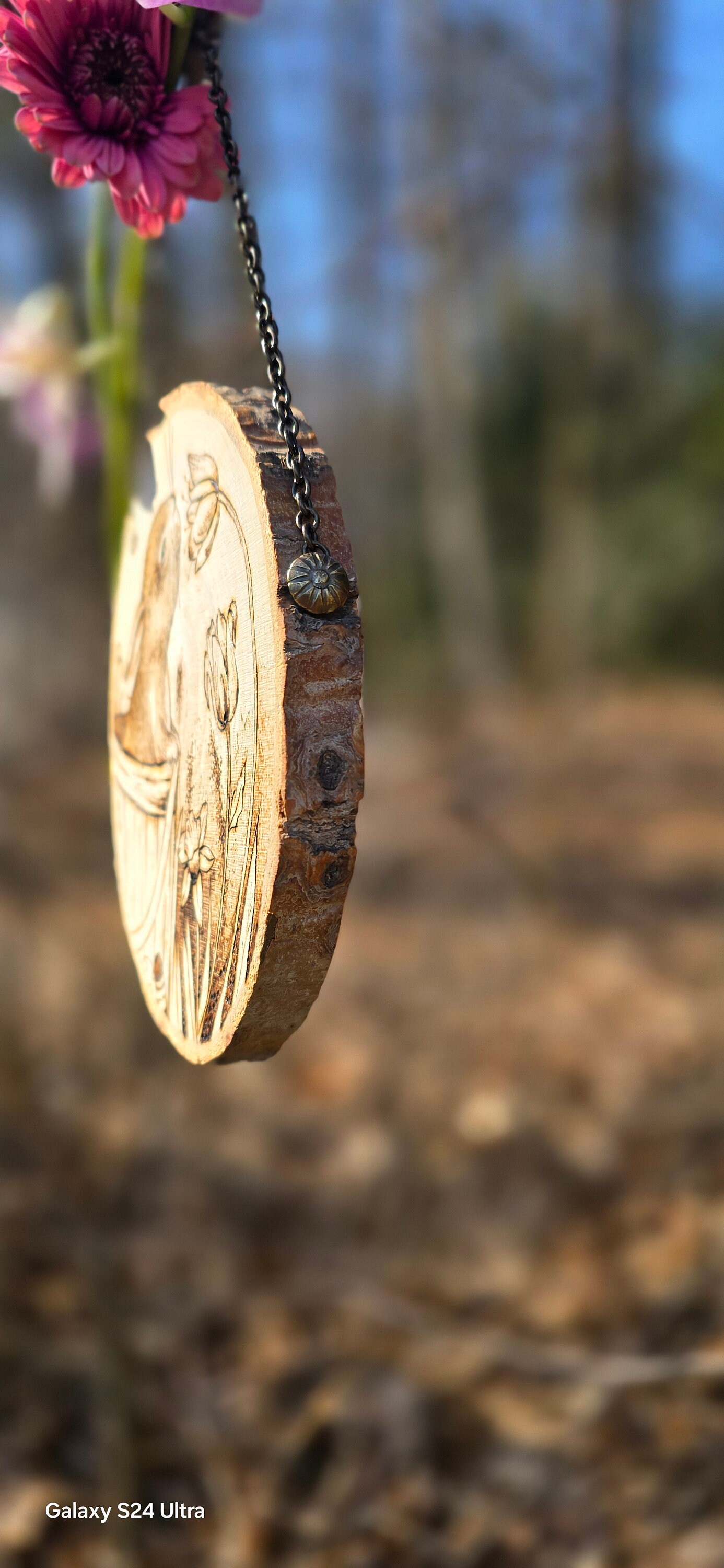 6 X 6 Wood Burned Art, Easter Decoration, Hand Burned Wood, Pyrography ...