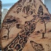 Hand Burned Art, Giraffe Wall Art, Pyrography Design, Etched Wood Art ...