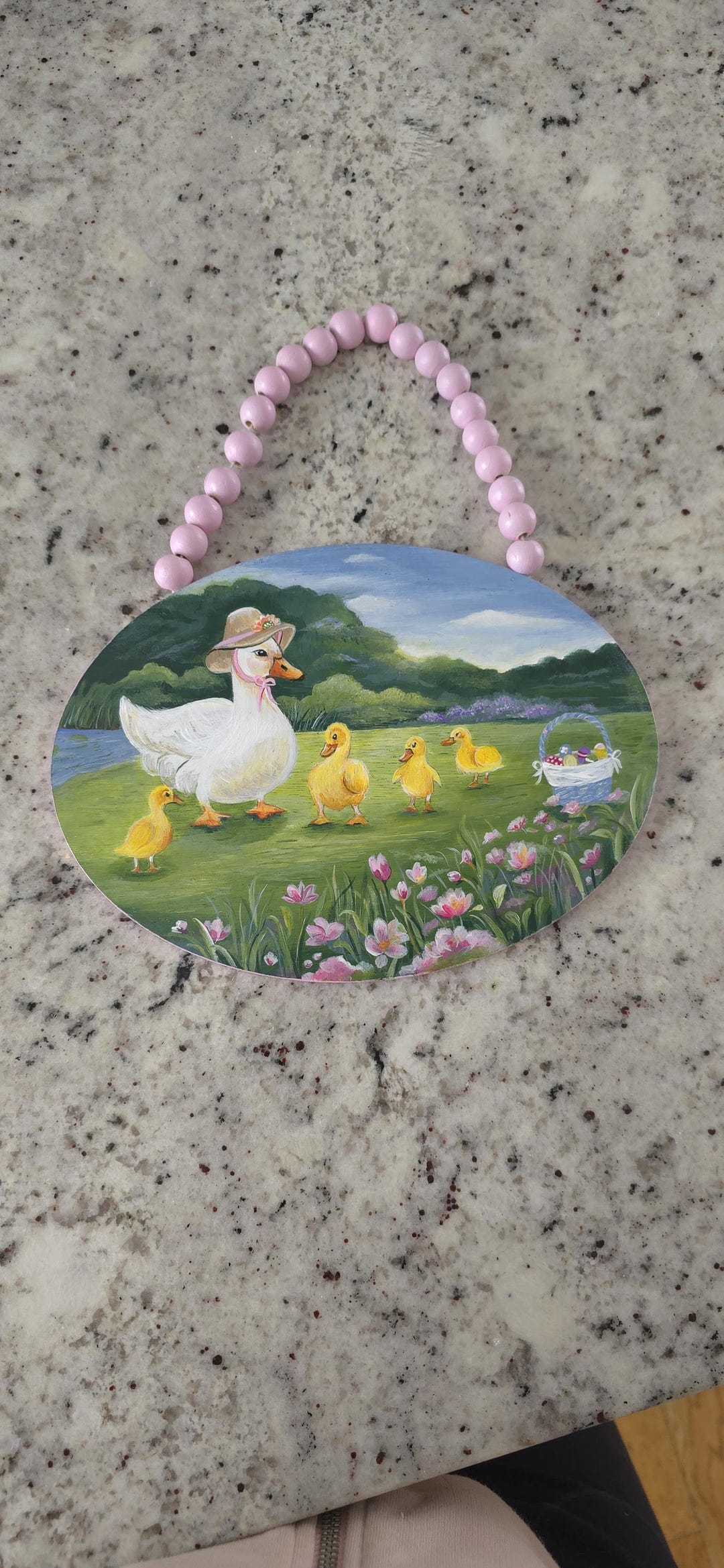 Hand Painted Duck Art: Easter Wood Wall Decoration - Etsy