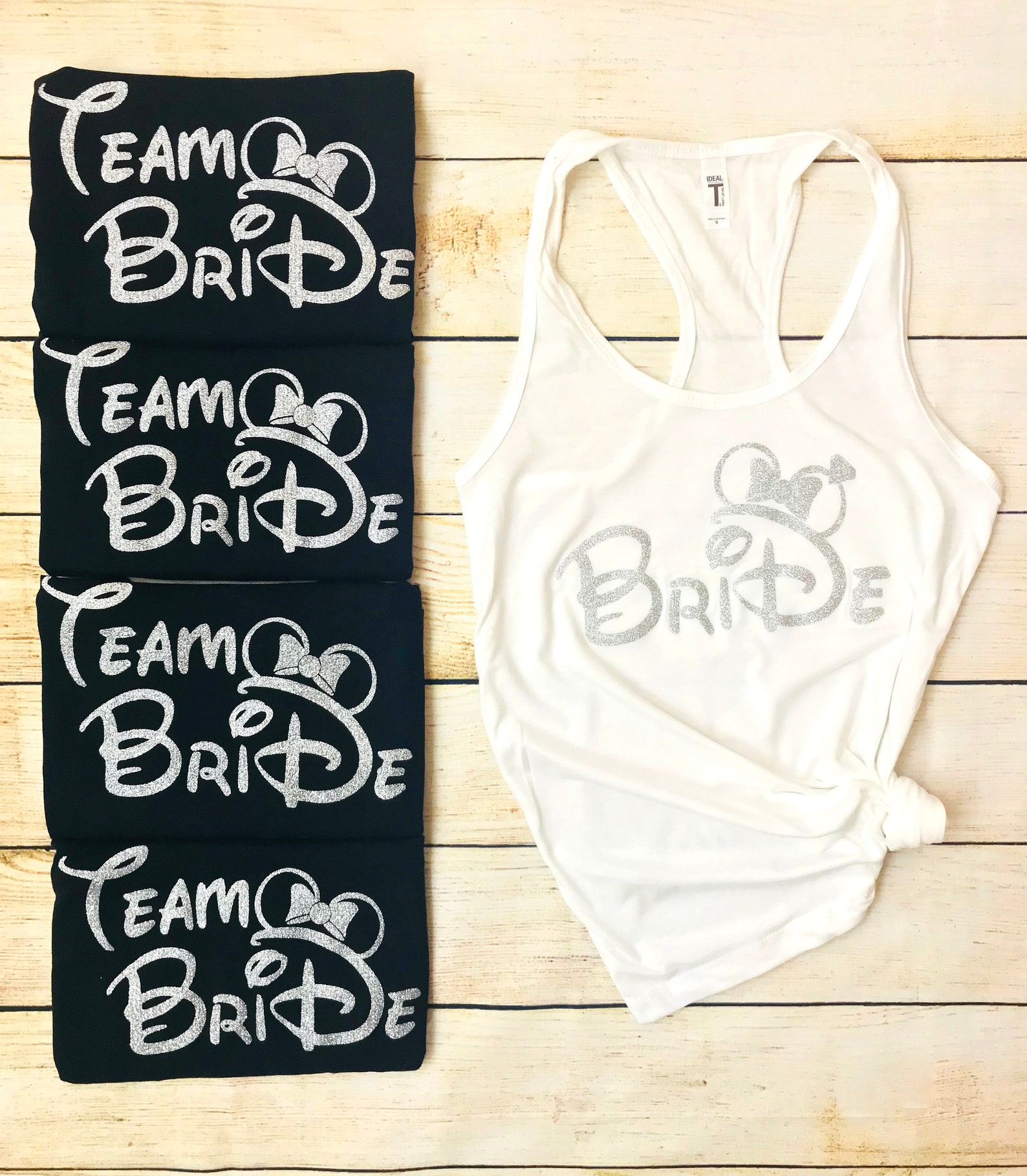 Disney Bride Bachelorette Party Bridal Shower Shirts Bride - Etsy