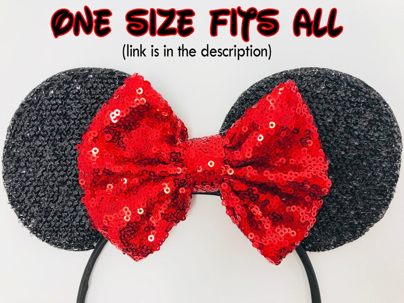 Disney Minnie Mouse Ears Headband Disney Princess Headband | Etsy