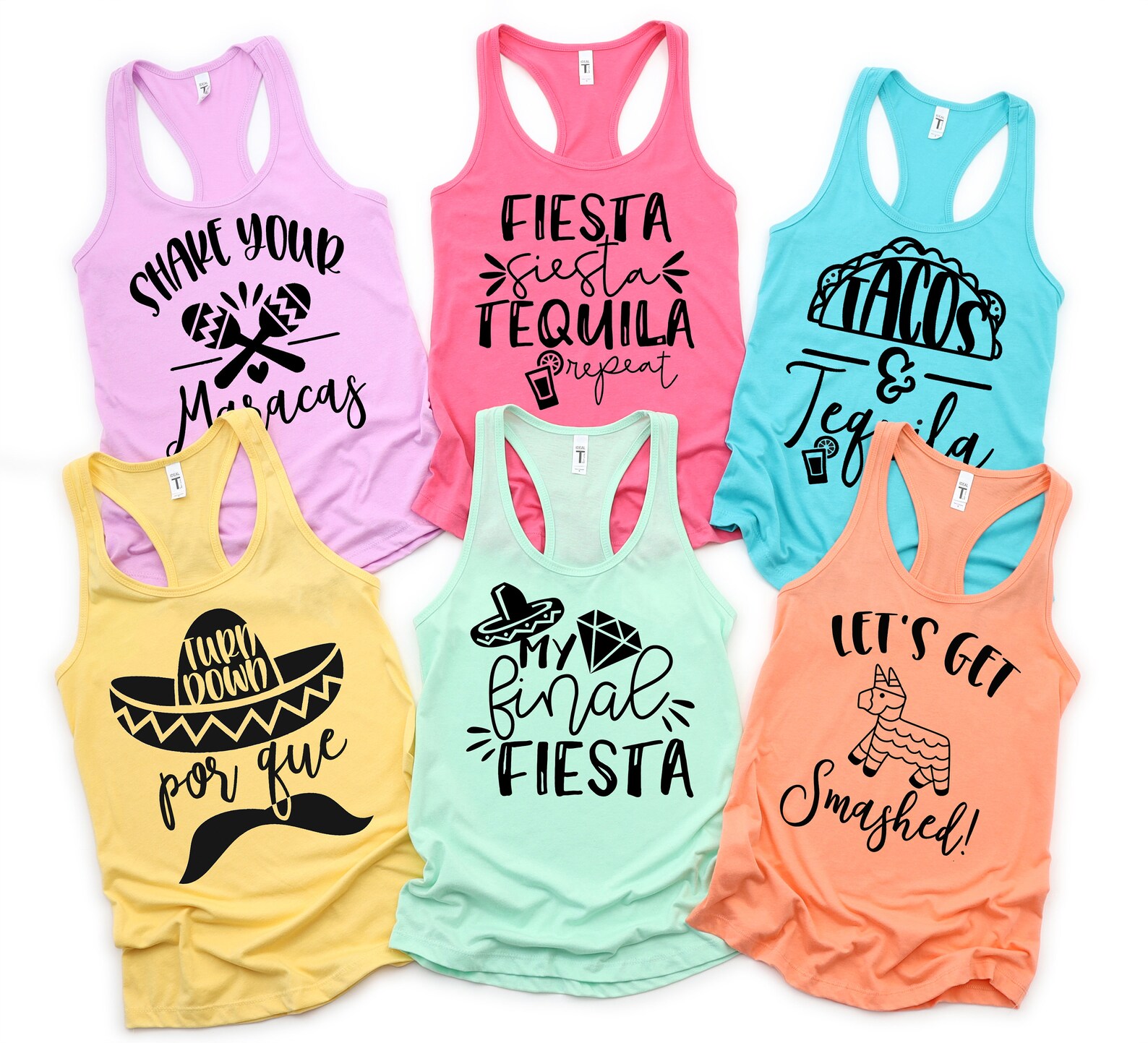 Fiesta Bachelorette Party Shirts Final Fiesta Shirt - Etsy